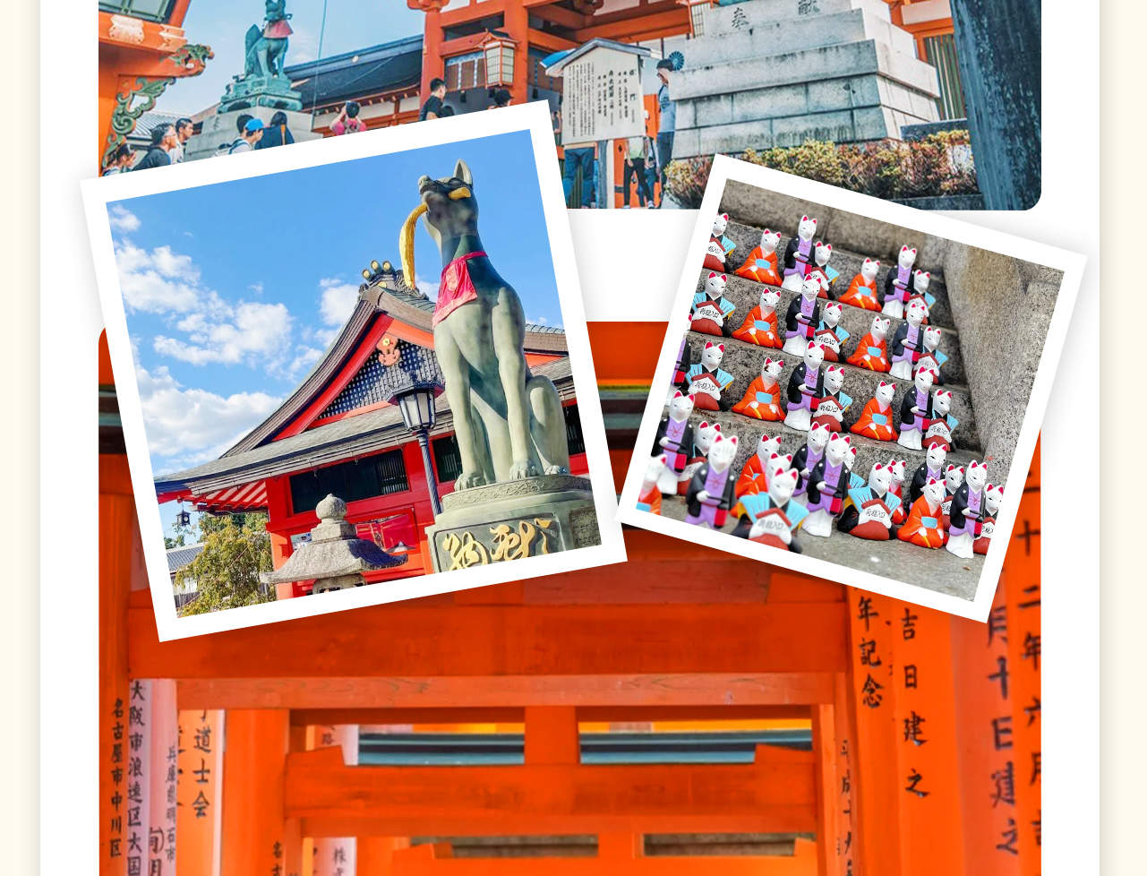 [Kyoto & Arashiyama & Nara] Nara Park & Fushimi Inari Shrine & Fushimi Chiikawa Honpo ...